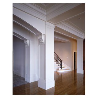 Stair and columns - Traditional - Staircase - Seattle - by Edifice ...