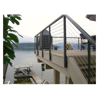 Stair Cable Railing - Modern - Staircase - Las Vegas - by Ultra-tec ...