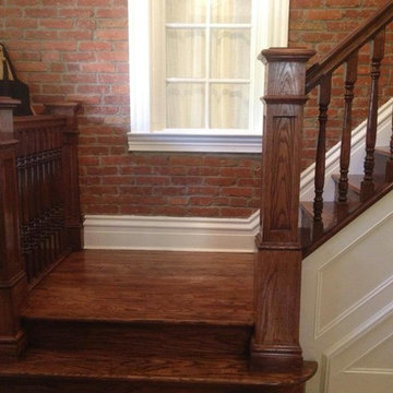 Stair Railing Knee Wall - Photos & Ideas | Houzz