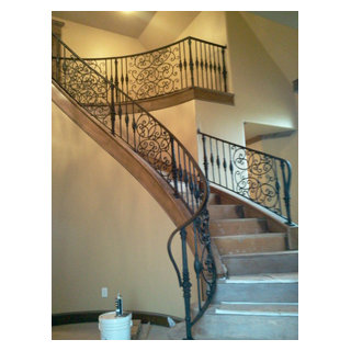 Stair Rails - Traditional - Staircase - Oklahoma City - by Old World ...