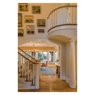 Staircase - Pleasant Heights - Cape Cod, MA - Custom Home - Beach Style ...
