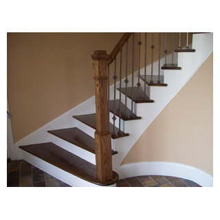 Stairs and railings - Traditional - Staircase - Newark - by American ...