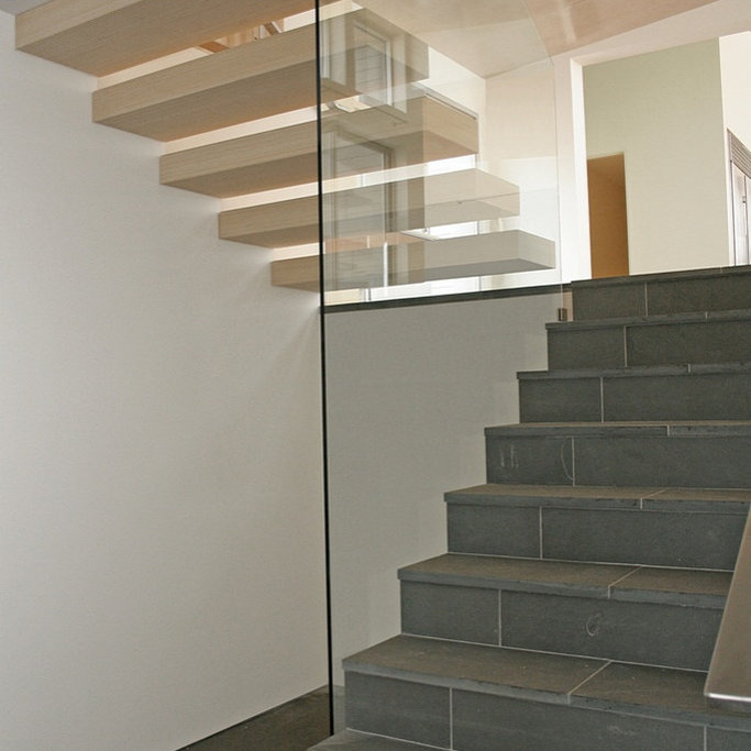 Floating Concrete Stairs - Photos & Ideas | Houzz