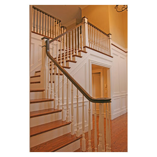 Stone Front English Colonial - Traditional - Staircase - Boston - by ...