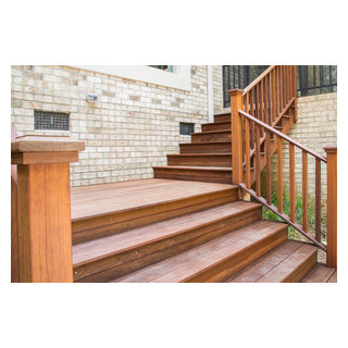 Swenson Project - Rustic - Staircase - Charlotte - by Outdoor Artisan ...