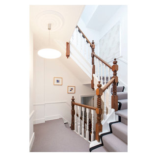 Talbot Road, staircase - Traditional - Staircase - London - by Yabsley ...