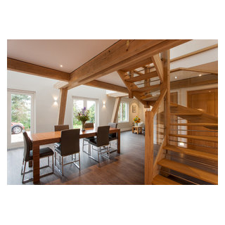 The Carpenter Oak Show House, Kingskerswell - Contemporary - Staircase ...