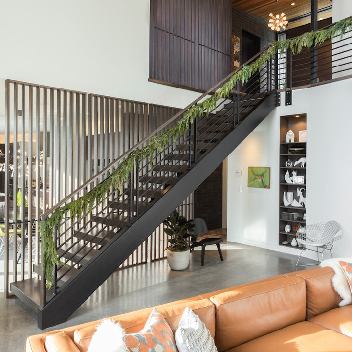 75 Mid-Century Modern Staircase Ideas You'll Love - March, 2025 | Houzz