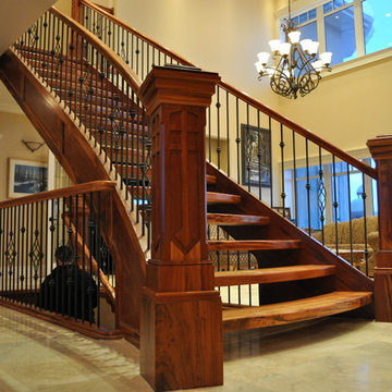 Flared Staircase - Photos & Ideas | Houzz