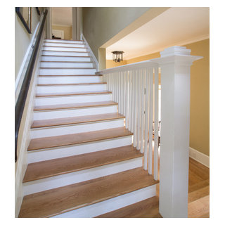 Transitional Colonial Craftsman - Traditional - Staircase - Los Angeles ...