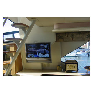 TV on Boat - Contemporary - Staircase - Los Angeles - by Engineered ...