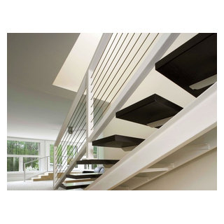 Ultra-tec® stainless steel railing system - Modern - Staircase - Las ...