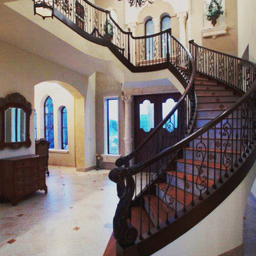 Exterior Front Elevation Staircase - Photos & Ideas | Houzz