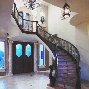 Exterior Front Elevation Staircase - Photos & Ideas | Houzz