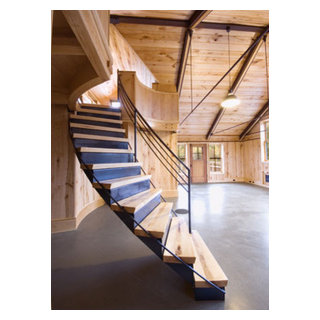 Vermont Organic Farm - Contemporary - Staircase - Burlington - by ...