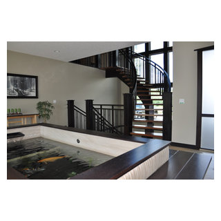 Wenge Freestanding Center Stringer with Cumaru Treads - Craftsman ...