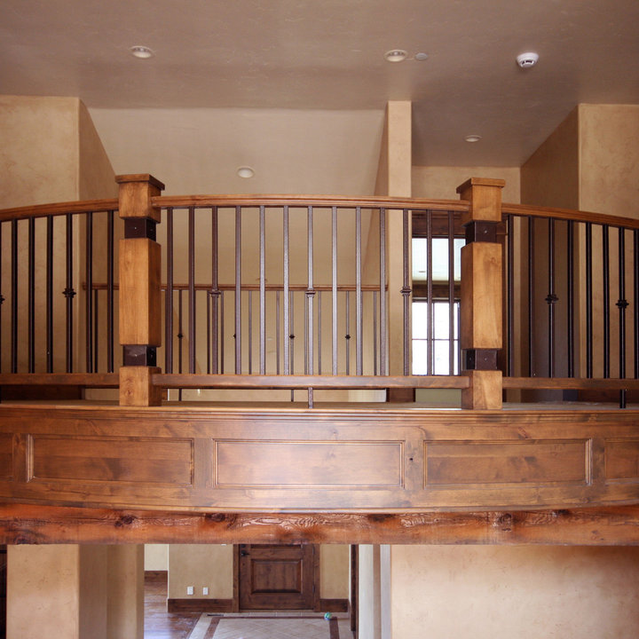 Wood And Wrought Iron Railing - Photos & Ideas | Houzz