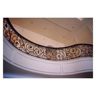 Wrought iron railing - Traditional - Staircase - Montreal - by Spanish ...