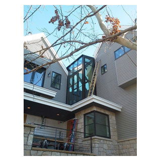 Boise, Idaho glass breezeway to connect two homes - Sunroom - Boise ...