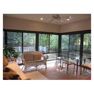 Converted Rarely Used Screen Porch to Year Round Room - Transitional ...