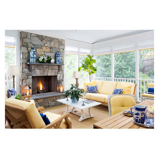 Creating a New Place for Entertaining - Transitional - Sunroom - DC ...