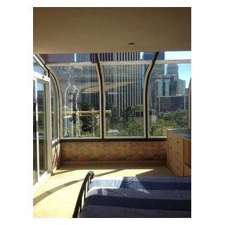 Curved Window Sunrooms In Downtown Los Angeles - Industrial - Sunroom ...