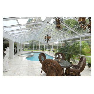 Glass roof pool enclosure - Modern - Sunroom - DC Metro - by Stoneridge ...