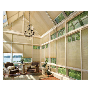 Side Channels for Sunroom and shades at an Angle - Transitional ...