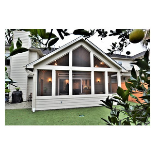 Sun Room Exterior Elevation - Contemporary - Sunroom - Houston - by ...