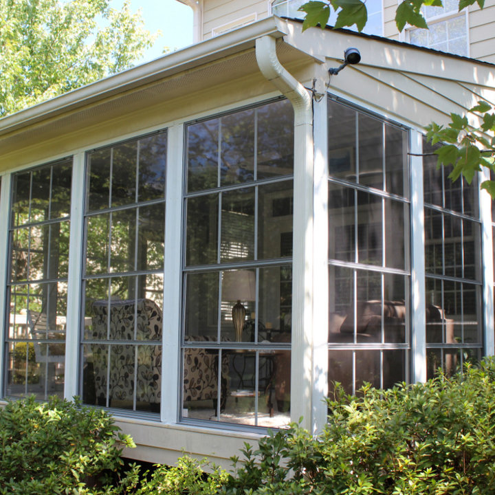 Porch Sunroom Conversion - Photos & Ideas | Houzz