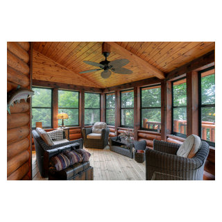 The Beaver Creek - Rustic - Sunroom - Other - by Tomahawk Log & Country ...