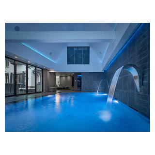 Indoor - Outdoor Pool - Contemporary - Swimming Pool & Hot Tub ...