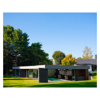 Modern sunken pool and gym complex - Modern - Pool - Kent - by EP ...