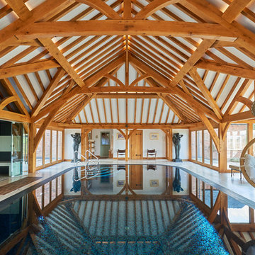 Timber Frame Pool House - Photos & Ideas | Houzz