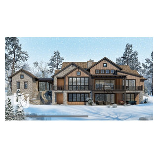 Back Side Elevation | Balcony | Day Dusk CGI Rendering | - Transitional ...