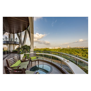 Projecting balconies - Contemporary - Balcony - Pune - by TAO ...