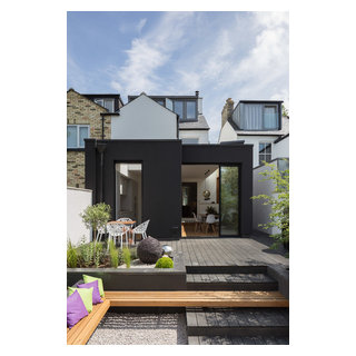 Black Rendered Extension - Contemporary - Deck - Cambridgeshire - by ...