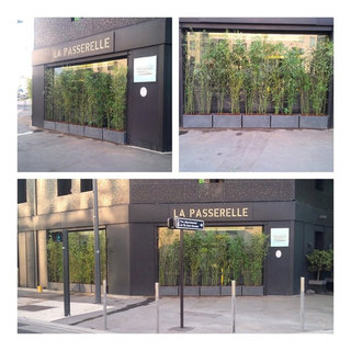 Aménagement de la devanture d'un restaurant - Traditional - Patio ...