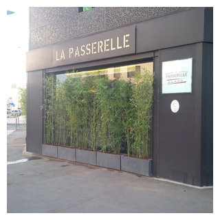 Aménagement de la devanture d'un restaurant - Traditional - Patio ...
