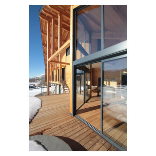 Construction d'un chalet de montagne - atelier S architecte Toulouse ...