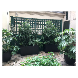 Courette parisienne - Farmhouse - Patio - Paris - by Kevin Clare ...