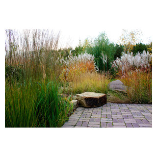 Сад трав в ландшафтном проекте дачи. - Classique - Jardin - Moscou ...