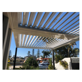 Stratco Sunroof - Opening Roof - Contemporary - Porch - Gold Coast ...