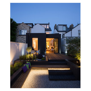 Black Rendered Extension - Contemporary - Porch - Cambridgeshire - by ...