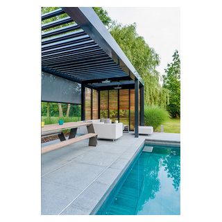RENSON Aluminium Pergola - Contemporary - Porch - Other - by Exterior ...