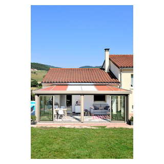 Véranda alu & bois - Zoé - Modern - Conservatory - by Vie & Véranda ...