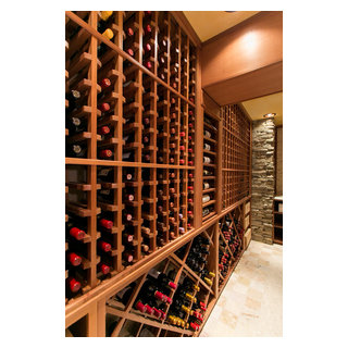 A Custom Wine Cellar in Old Tappan, NJ - Traditional - Wine Cellar ...
