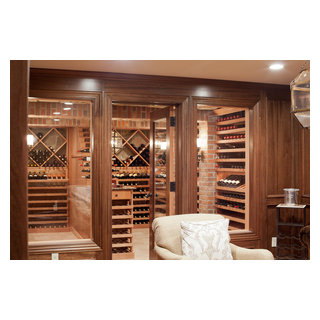 A View into the Wine Cellar - Traditional - Wine Cellar - New York - by ...