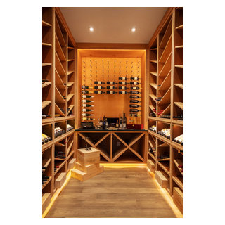 Austin Modern Treeline - Transitional - Wine Cellar - Austin - by ...