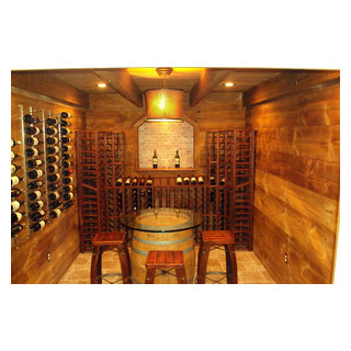 Barn Style Wine Cellar in a Box - Traditional - Wine Cellar - Baltimore ...